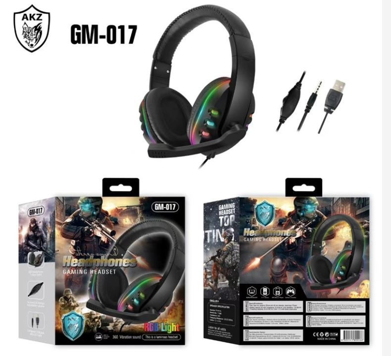 Namvi Gamert Headset GM-017 rgb világítással | Lealkudtuk